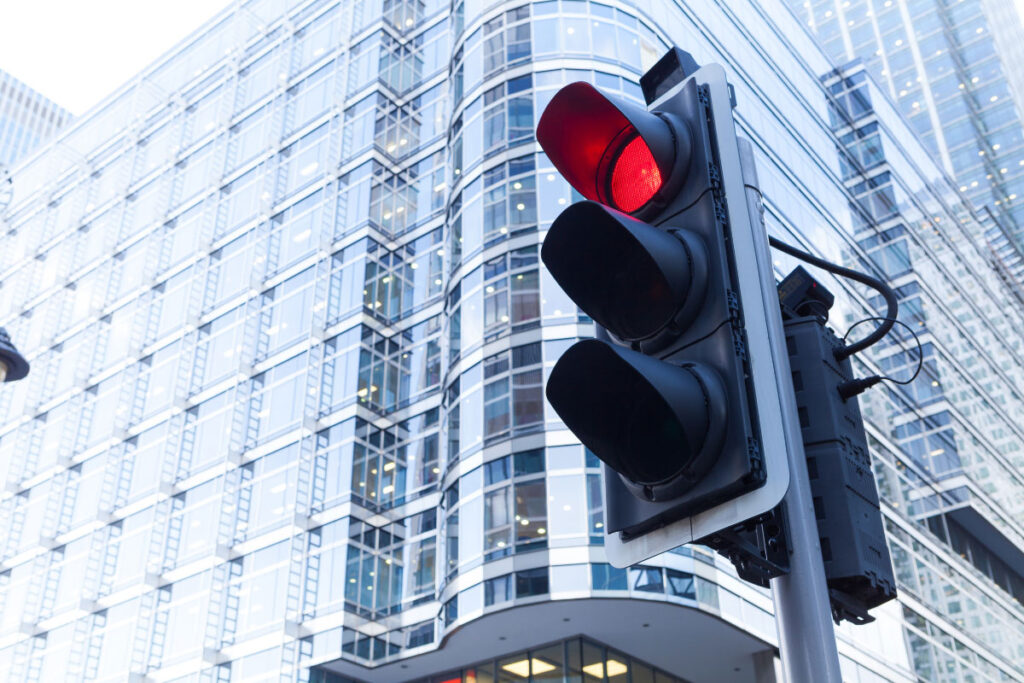 Red Signal Crossing Fine in Dubai (Penalty, Black Points)